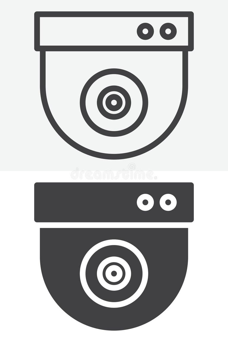 Cctv Camera Icon Symbol Stock Illustrations – 19,721 Cctv Camera Icon ...
