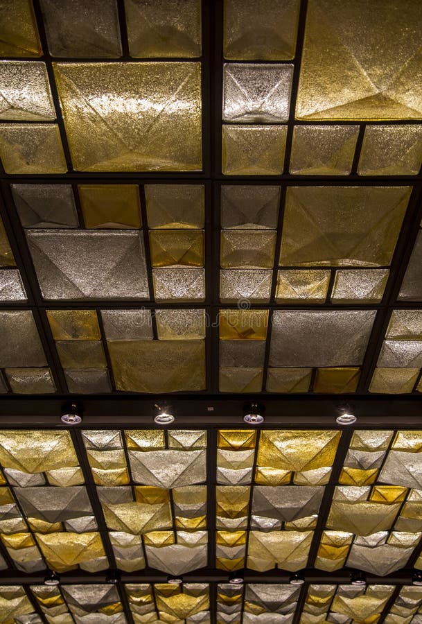 Ceiling stock image. Image of square, abstract, ceiling - 65072983