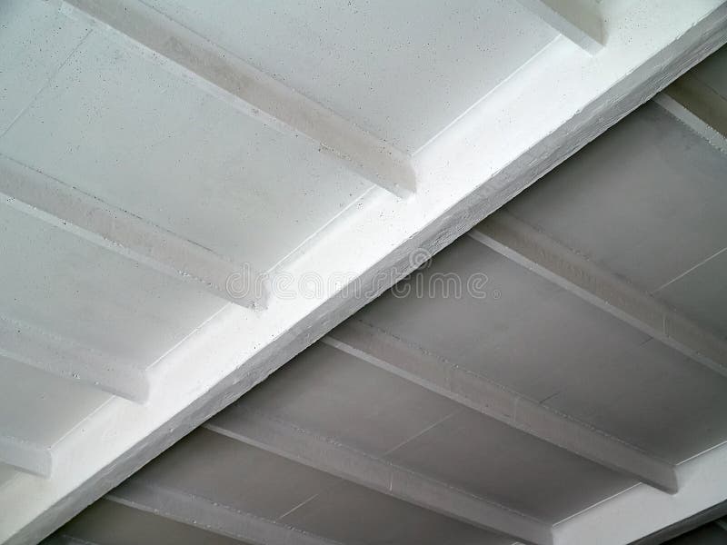 Ceiling Concrete Floor Slab and Beams Structure, Concept Image for ...