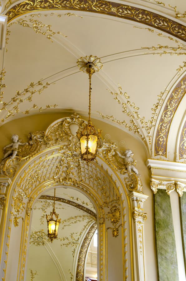 Unique Interior of National Academic Opera and Ballet Theater Editorial ...