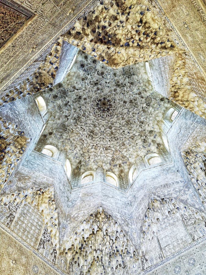 Ceiling Decorated in the Islamic Style Stock Photo - Image of province ...