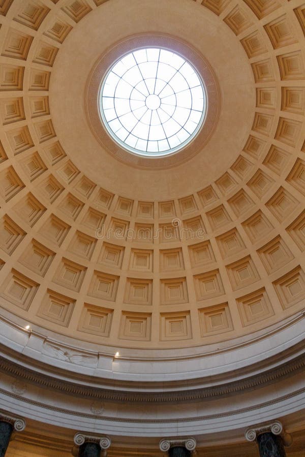 The Ceiling Dome Inside the National Gallery of Art Washington DC ...