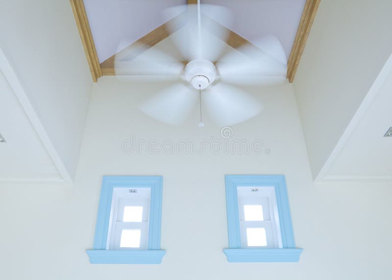 Ceiling fan stock image. Image of electric, motion, interior - 28224053