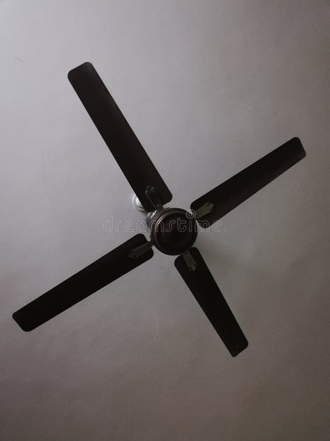 Ceiling Fan Electric Element Cooling Stock Image - Image of electric ...