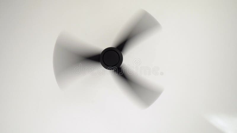 Ceiling Fan Moving. Down View Stock Footage - Video of motion, fast ...