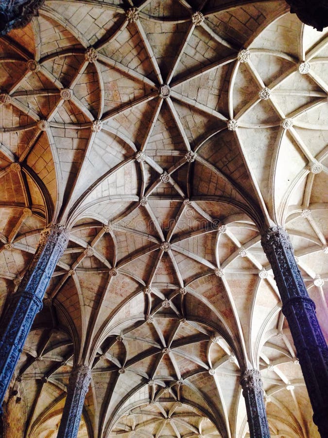 Ceiling Of Gothic Cathedral Stock Photo - Image of cathedral ...