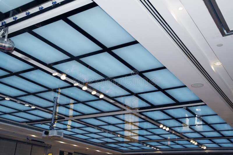 Ceiling Grid Wall Background Stock Photo - Image of light, line: 14186156