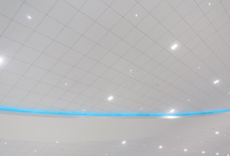 Ceiling hall stock photo. Image of modern, shade, bright - 96792712