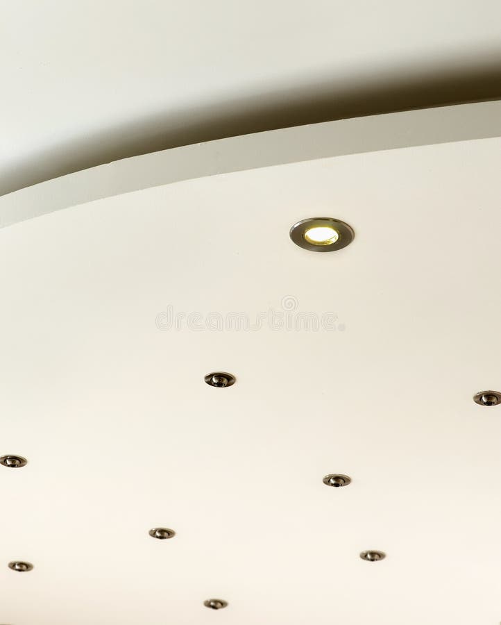Ceiling halogen spots stock photo. Image of light, lighting - 157809848