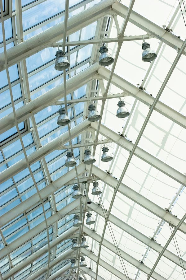 Textured Ceiling Inside Shopping Mall Stock Photo - Image of design ...