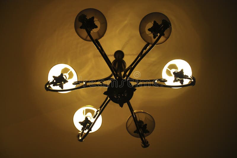 Ceiling lamp stock photo. Image of ceiling, glowing, house - 55388794