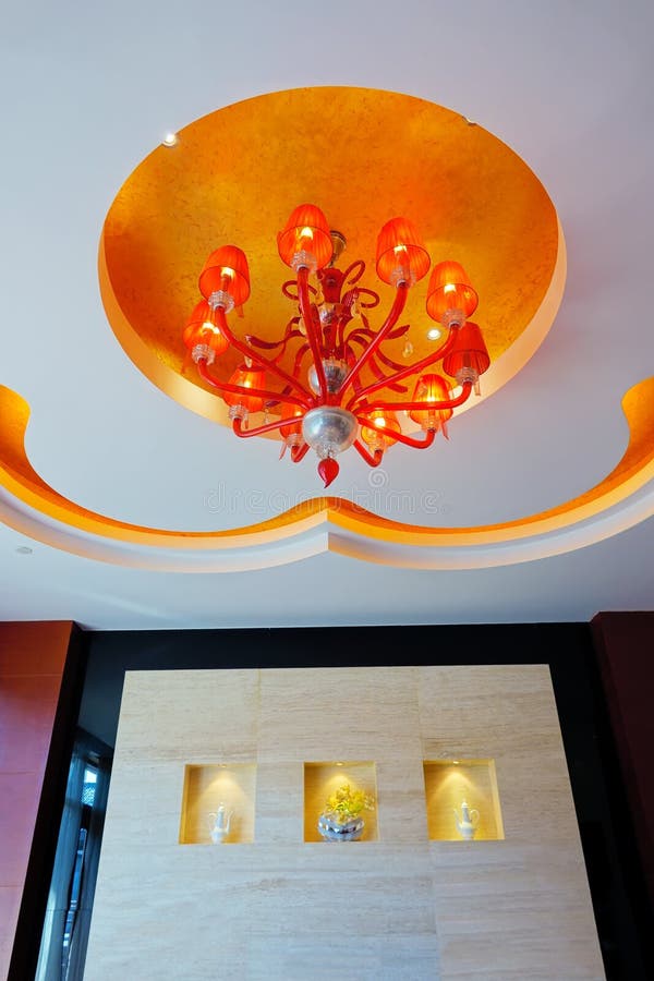 Ceiling lamp stock photo. Image of upscale, deluxe, illumination ...
