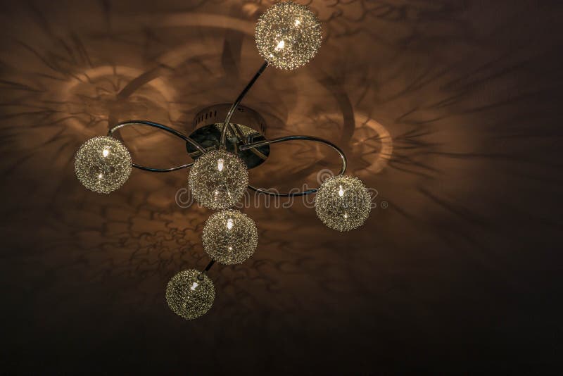 Ceiling lamp stock photo. Image of white, grey, ceiling - 44181070