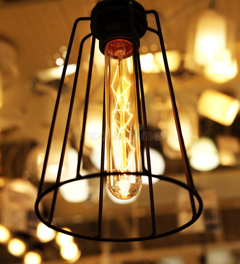 Ceiling Lamps, Chandeliers in the Store Stock Photo - Image of abstract ...