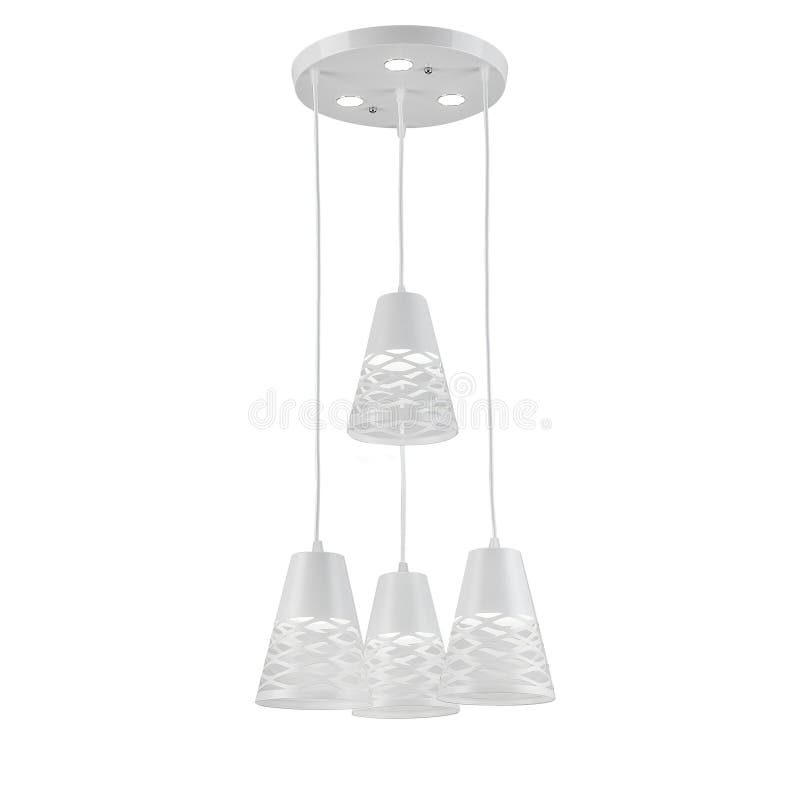 Led Light Ceiling Lamp Modern Building Lobby Stock Photo - Image of ...
