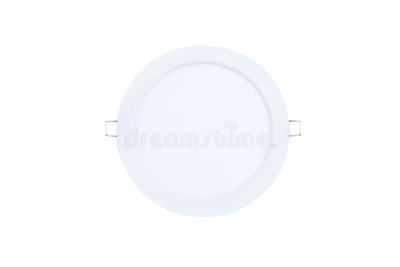 Ceiling Light LED Isolated on White, Top View. Stock Image - Image of ...