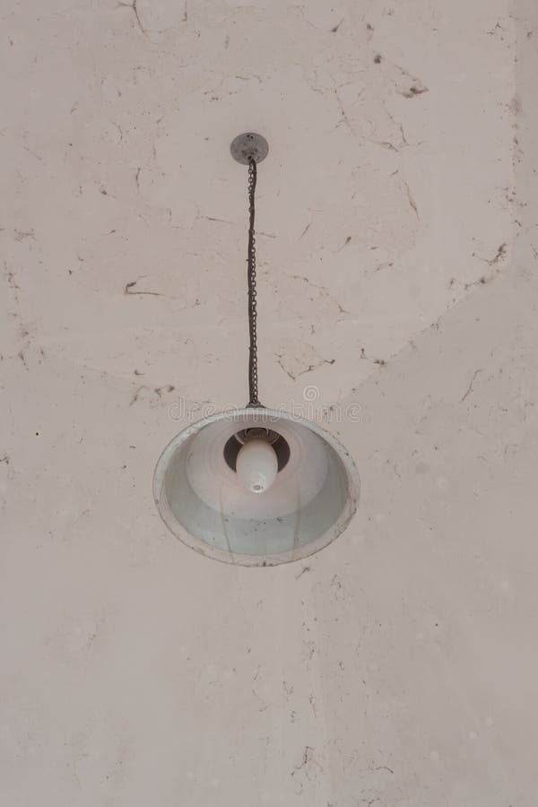 Ceiling Lights Filled with Dust and Cobweb. Stock Photo - Image of ...