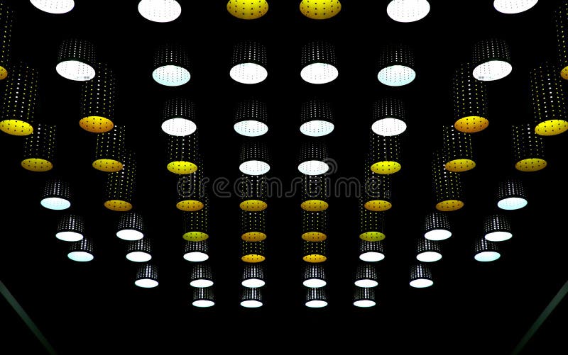 Ceiling Lights Graphic Design Stock Image - Image of modern ...
