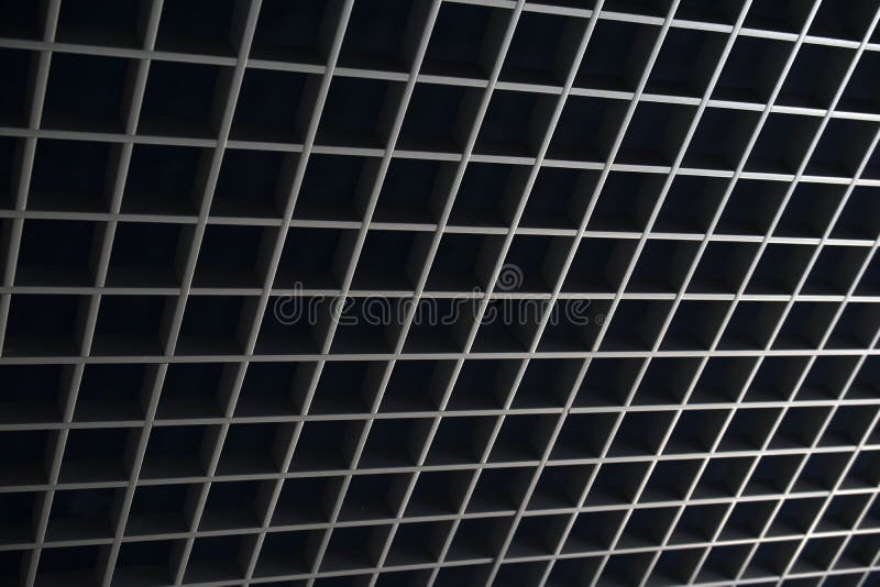 Ceiling Made of Metal Grating "albes" Grillato "pyramidal" with ...
