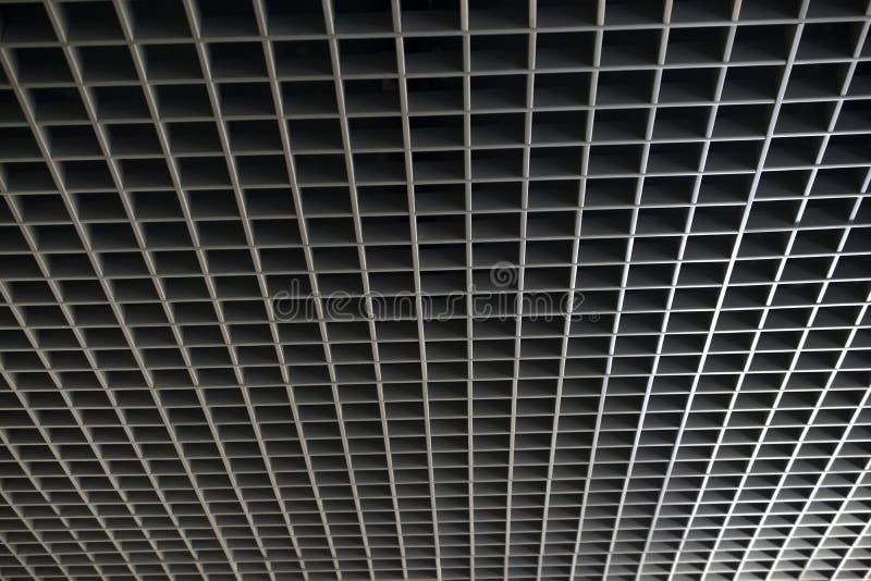 Ceiling Made of Metal Grating "albes" Grillato "pyramidal" with ...