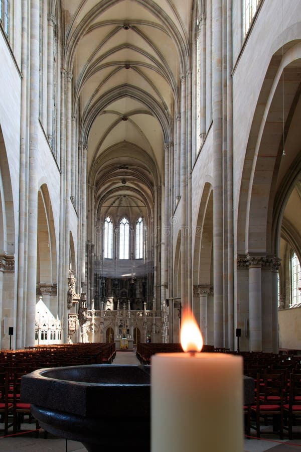 The Ceiling of Magdeburg`s Cathedral Editorial Image - Image of ...