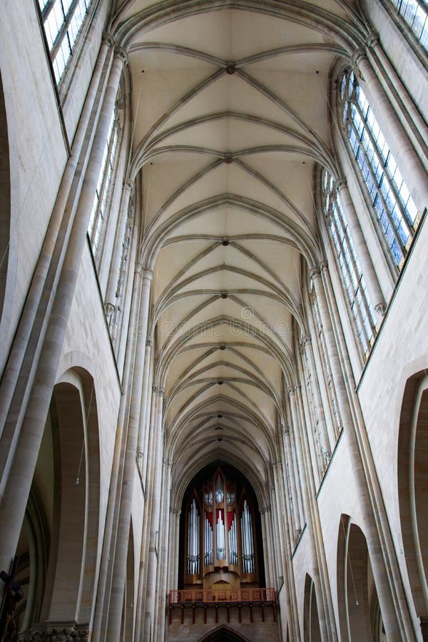 The Ceiling of Magdeburg`s Cathedral Editorial Stock Image - Image of ...