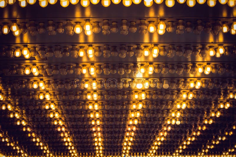 Ceiling in many bulbs stock photo. Image of black, technology - 63149068