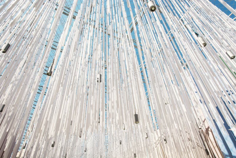 Ceiling of Modern Hanging Lights, Architectural Element Stock Photo ...