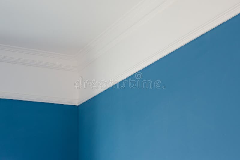 Ceiling Moldings in the Interior, a Detail of Intricate Corner Stock ...