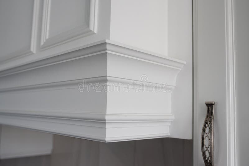 Ceiling Moldings in the Interior, a Detail of Intricate Corner Stock ...