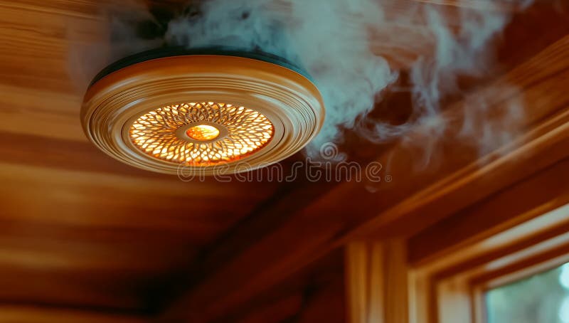 Aromatherapy Diffuser on Table with Warm Sunlight in Cozy Room, AI ...