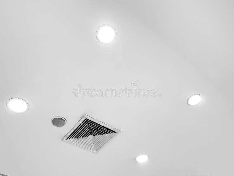 Ceiling Mounted Cassette Type Air Conditioner Stock Image - Image of ...