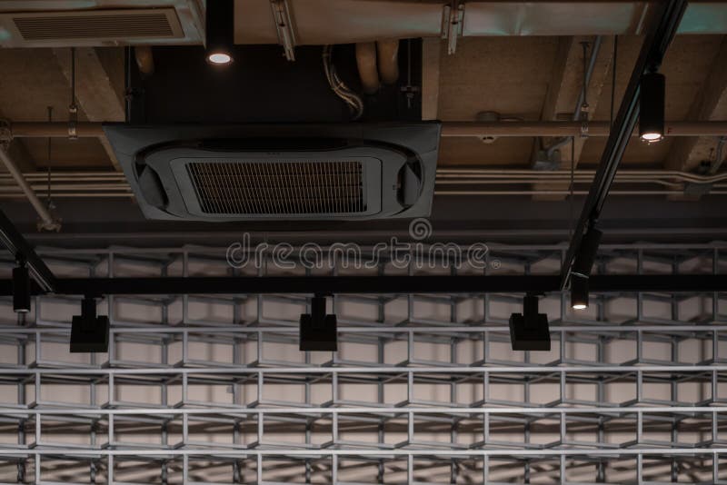 Ceiling Mounted Cassette Type Air Conditioner with Gray Iron Structure ...