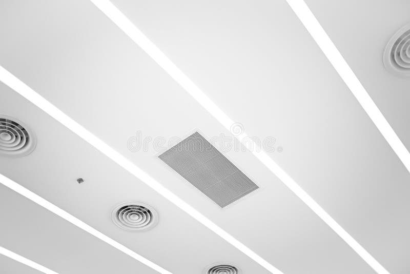 Ceiling Mounted Cassette Type Air Conditioner Stock Photo - Image of ...