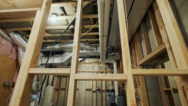 Ceiling Mounted Hvac System Under Insulated Air Conditioner Return in ...