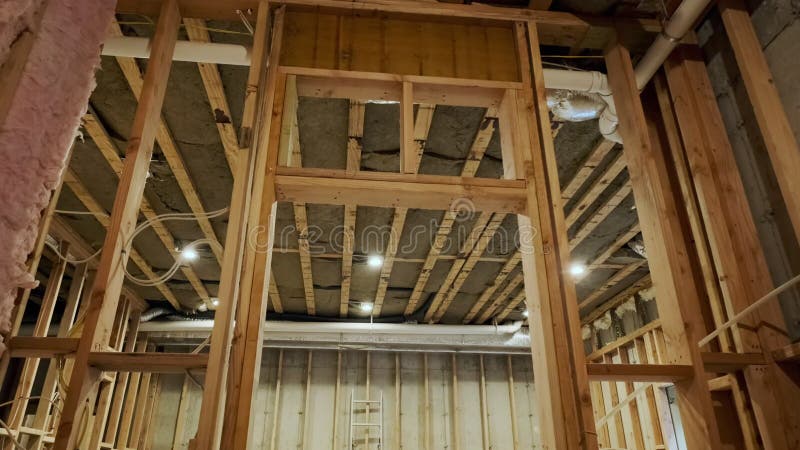 Ceiling Mounted Hvac System Under Insulated Air Conditioner Return in ...