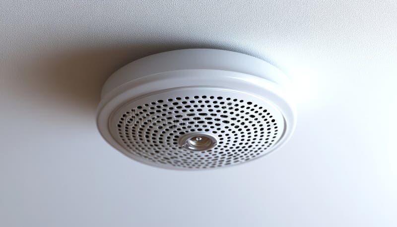 Ceiling Mounted Smoke Detector Ensuring Home Safety and Security with ...