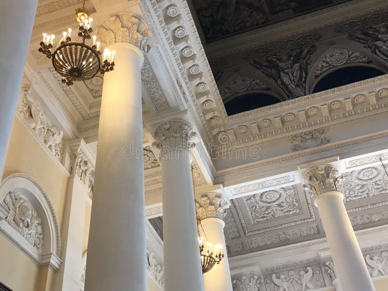 The Ceiling of the Opera House Stock Image - Image of cathedral ...