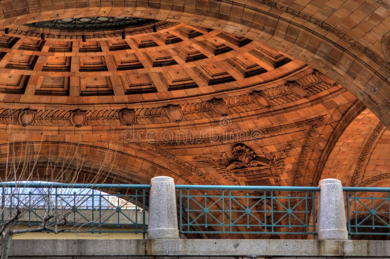 Ceiling of Outdoor Rotunda stock image. Image of decorative - 11616053