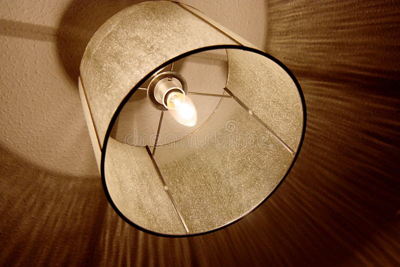 Lamp and reflection stock image. Image of interior, shadows - 24919503