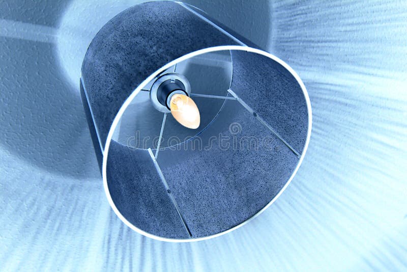 Lamp and reflection stock image. Image of interior, shadows - 24919503