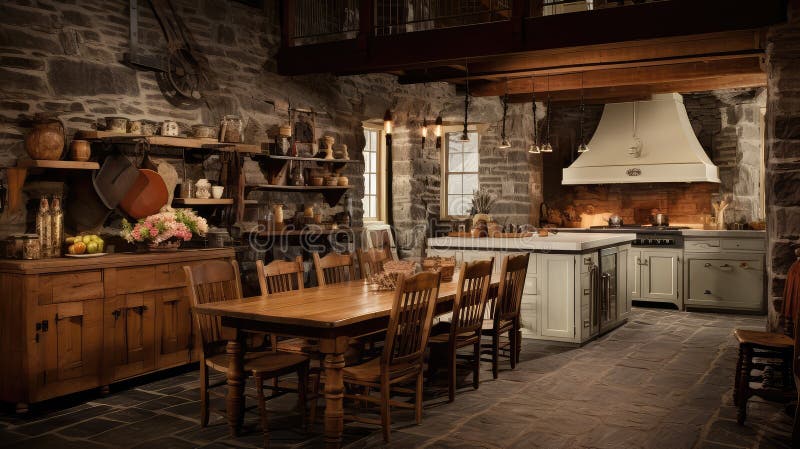 Rustic Kitchens Stock Illustrations – 1,307 Rustic Kitchens Stock ...