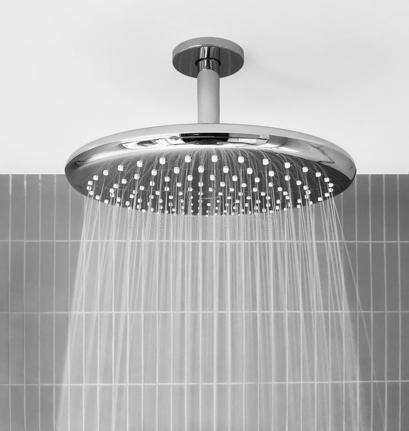 Ceiling Rainfall Waterfall Shower Combined Stock Photos - Free ...