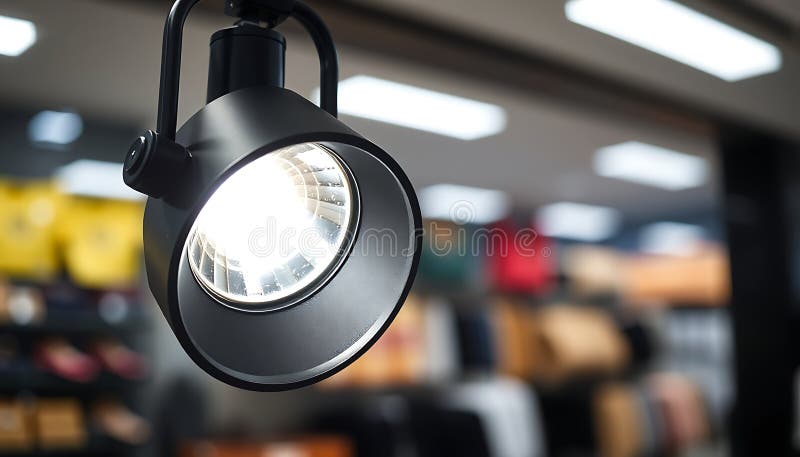 Ceiling Spotlight Fixture, Modern Interior Focused Light Generative AI ...