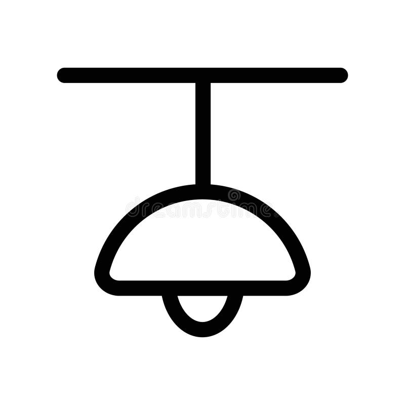 Ceiling Spotlight Icon Design in Filled and Outlined Style Stock Vector ...