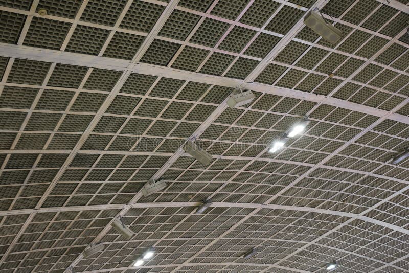 Ceiling stadium stock photo. Image of metal, factory - 40984628