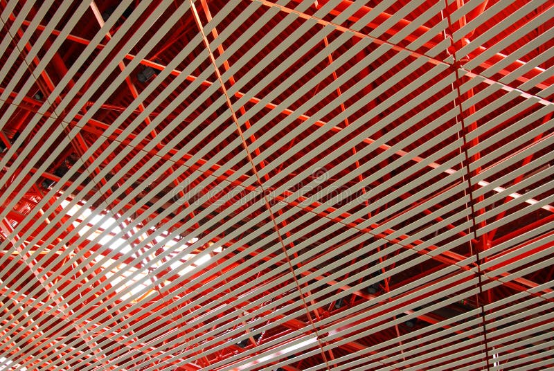 Ceiling structure stock image. Image of engineering, metallic - 7511081