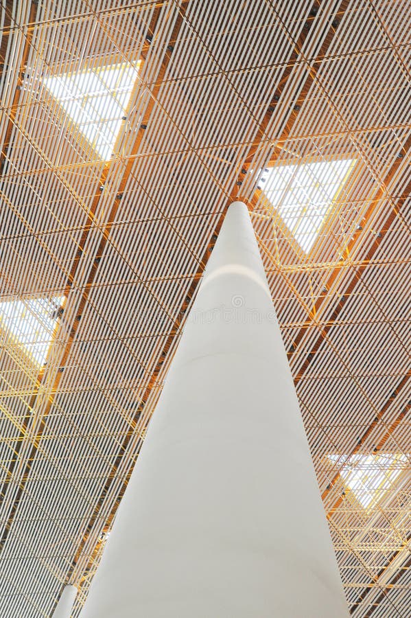 Ceiling structure stock image. Image of design, column - 7196339