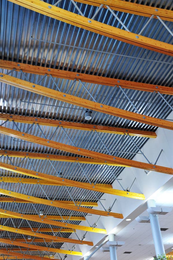 Ceiling structure stock image. Image of engineering, metallic - 7511081