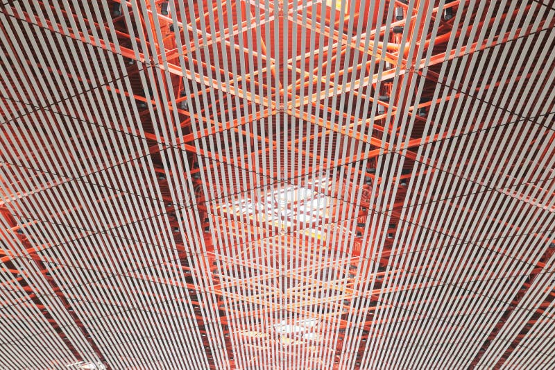 Ceiling structure stock photo. Image of lines, modern - 7339762